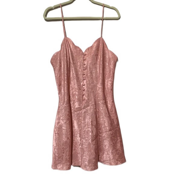 Victoria's Secret | Dresses | Pink Victorias Secret Embossed Button ...